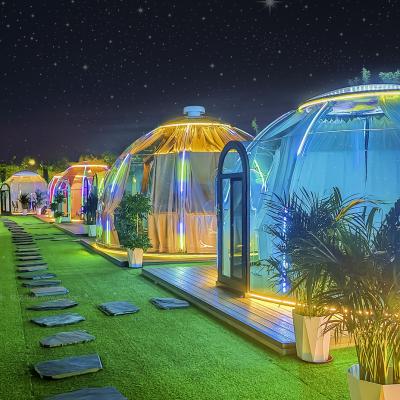 Cina Luxury Outdoor Transparent Inflatable Bubble Lodge per campeggio e albergo Tenda Casa confortevole Dome Design in vendita