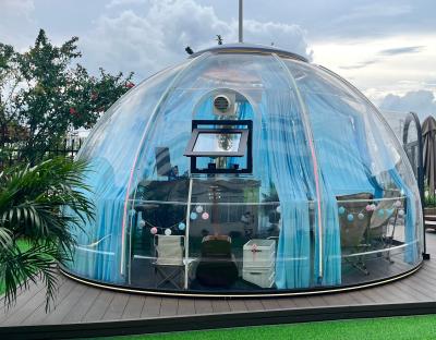 Cina Alta resistenza lussuosa impermeabile in policarbonato tenda cupola Eco con bagno PC Bubble House in vendita