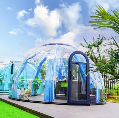 Cina Alta resistenza lussuosa impermeabile in policarbonato tenda cupola Eco con bagno PC Bubble House in vendita