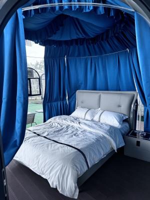 Cina Lounge gonfiabile all'aperto in acciaio e materiale PC per campeggi Hotel Villa o Star Dome Room-Green House in vendita