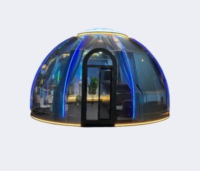 Cina Alta resistenza lussuosa impermeabile in policarbonato tenda cupola Eco con bagno PC Bubble House in vendita