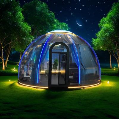 Cina Tenda a cupola resistente PC di moda per esterno Star Cabin Bubble Tent per il campeggio in ristorante Realizzata in materiale contenitore resistente in vendita