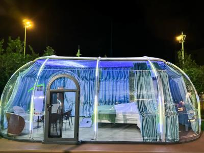 Cina Tenda a cupola resistente PC di moda per esterno Star Cabin Bubble Tent per il campeggio in ristorante Realizzata in materiale contenitore resistente in vendita