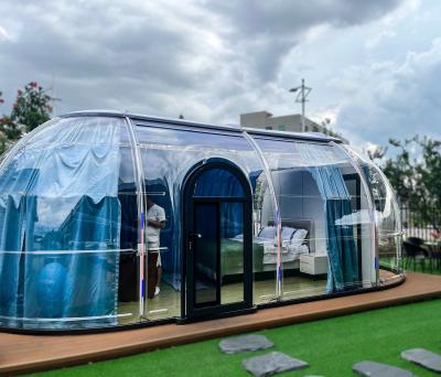 Cina Tenda a cupola resistente PC di moda per esterno Star Cabin Bubble Tent per il campeggio in ristorante Realizzata in materiale contenitore resistente in vendita