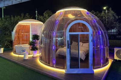 Cina Customized Luxury PC Material Impact Resistant Bubble Houses Tenda a cupola gonfiabile per camera da letto di famiglia in vendita