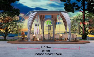Cina Full House Designs Outdoor Polycarbonate Dome House Glamping Star Capsule Bubble Dome Camera in vendita