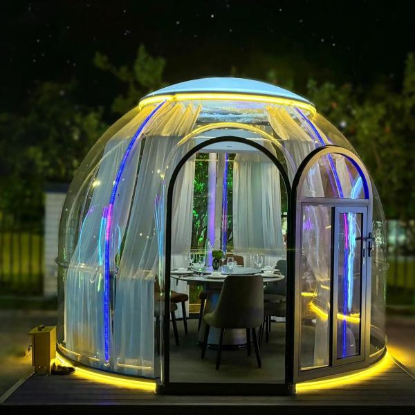 Quality Hot-Selling Fashionable Design PC Bubble House For Hotel Dome Tent Modular Prefab Dome house for sale