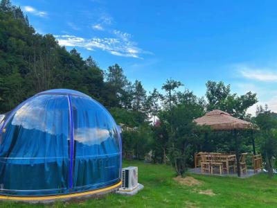 Cina Hot-Selling Design di moda PC Casa di bolla per hotel tenda di cupola modulare casa prefabbricata cupola in vendita
