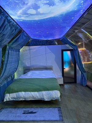 Cina Hot-Selling Design di moda PC Casa di bolla per hotel tenda di cupola modulare casa prefabbricata cupola in vendita