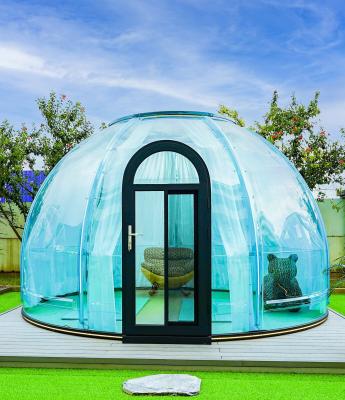 China Outdoor Full 360°Transparency Bubble Tent Clear Igloo Best Geodesic Bubble Dome House for sale