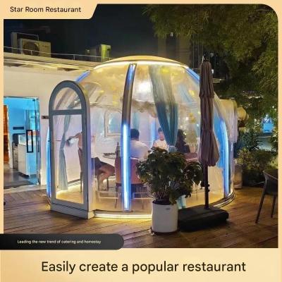 Cina Strutture per il tempo libero Ristorante all'aperto Camera a bolla trasparente Hotel Star Homestay Tenda Dome in vendita