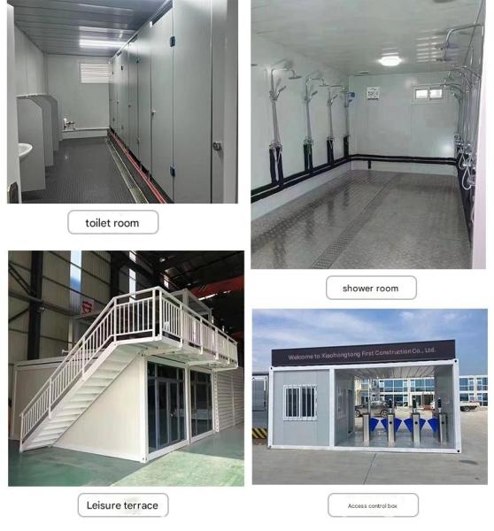 Quality Guard House Container Folding Packing Box Room Prefabricated Activity Full House for sale