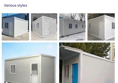 China Guard House Container Folding Packing Box Room Prefabricated Activity Full House Board Room Mobile Office Easy to Install for sale