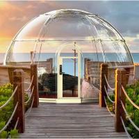 Quality Transparent Camping Hotel Prefabricated Dome for Outdoor Bubble House Yurt With for sale