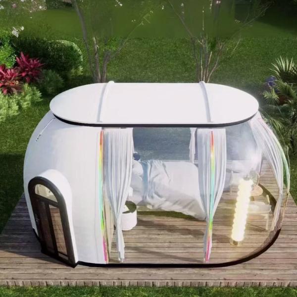 Quality PC Standing Garden Room Four Season Glass Bubble Houses for Hotel Business Trips for sale