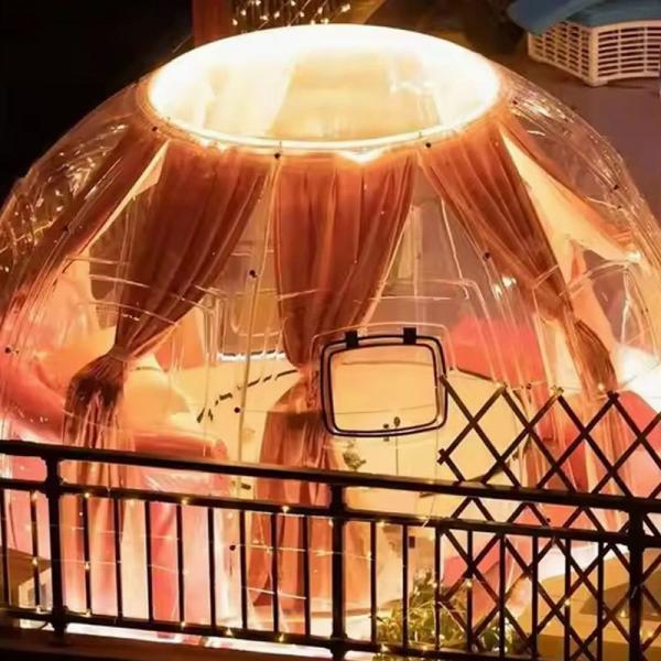 Quality Transparent Resort Dome House PC Hotel Outdoor Camping Party Tent for sale