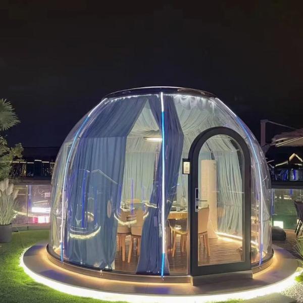 Quality Transparent Prefab Dome House Bubble Dome Room Perfect for Hotel and PC Needs for sale