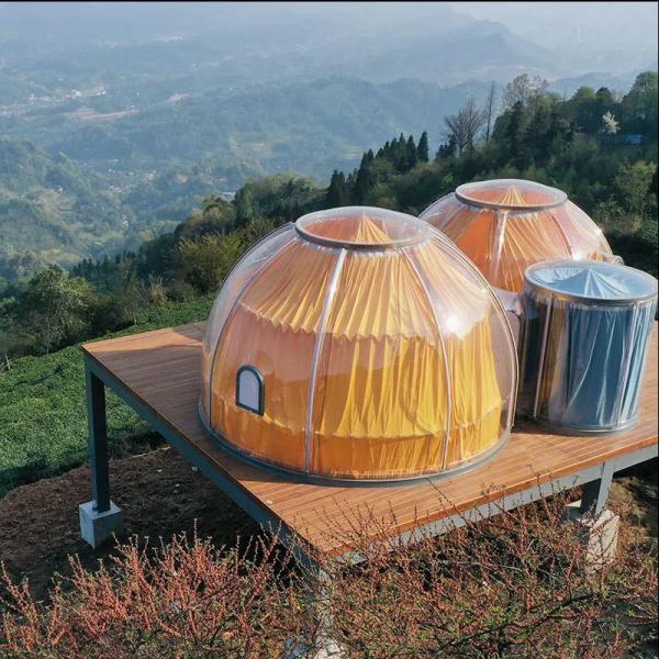 Quality 1 - 20mm Starry Sky Room Dining Bubble Tent Sleeping Panoramic Landscape Bubble for sale