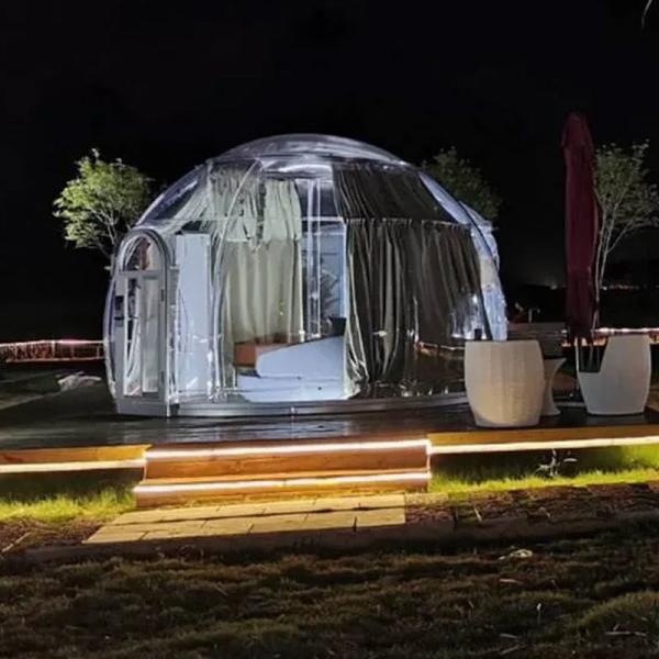 Quality 1 - 20mm Starry Sky Room Dining Bubble Tent Sleeping Panoramic Landscape Bubble for sale