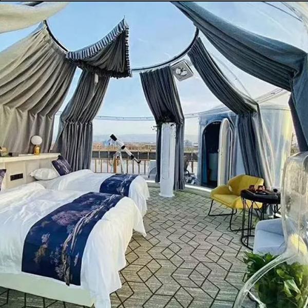 Quality Hotel Bubble Tent Restaurant Waterpfoof Prefabricated Home PC Bubble Camping for sale