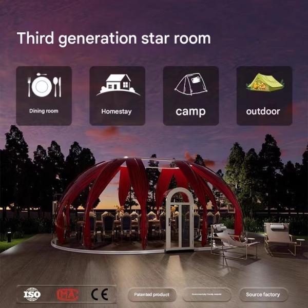 Quality PC Star Room Restaurant Bubble Room Glass Sunroom Scenic Outdoor Homestay Villa for sale