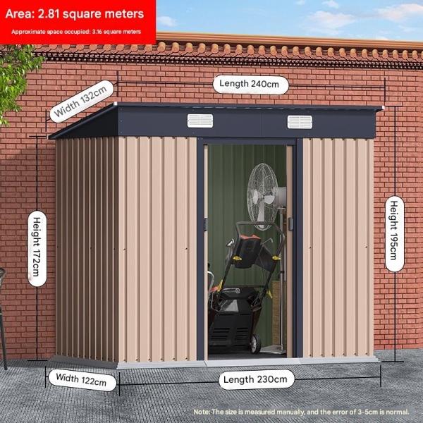 Quality Park Steel Garden Storage Room for Maximum Space Utilization for sale