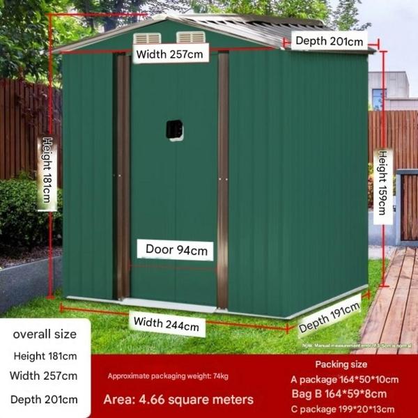 Quality Roof Composite House for Steel Structure Outdoor Storage Room within Postmodern for sale