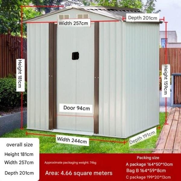 Quality Roof Composite House for Steel Structure Outdoor Storage Room within Postmodern for sale
