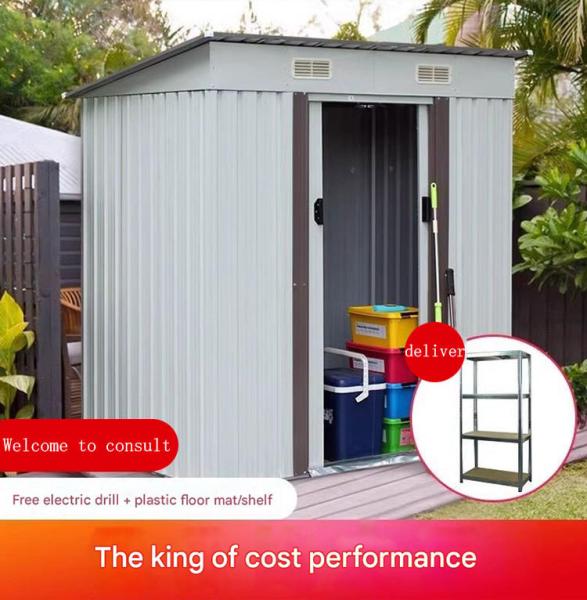 Quality Roof Composite House for Steel Structure Outdoor Storage Room within Postmodern for sale