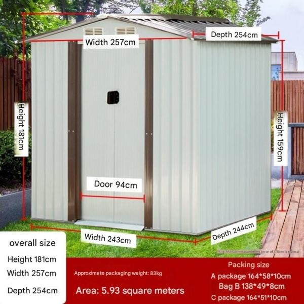 Quality Roof Composite House for Steel Structure Outdoor Storage Room within Postmodern for sale