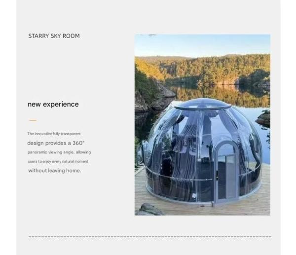 Quality Unforgettable Outdoor Experience Transparent PC Hotel Room at Scenic Area for sale