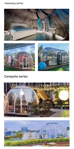 Quality Unforgettable Outdoor Experience Transparent PC Hotel Room at Scenic Area for sale