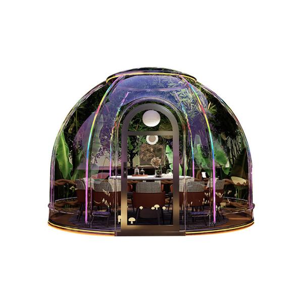Quality Outdoor Rectangular Sun Glass Room Full Transparent Bubble Room Spherical Tent for sale