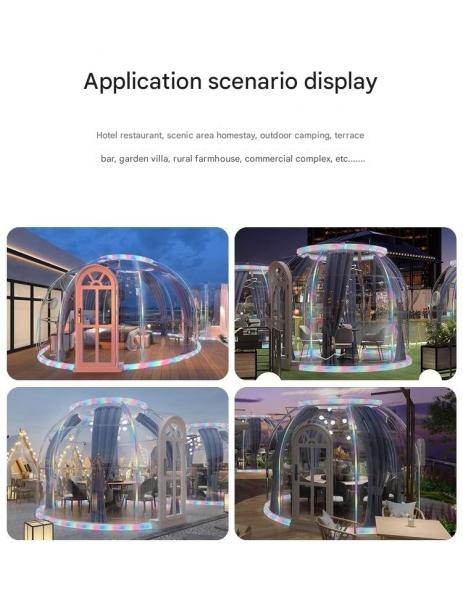 Quality Transparent Bubble Room PC Hotel Sun Room Coffee Transparent for Romantic for sale