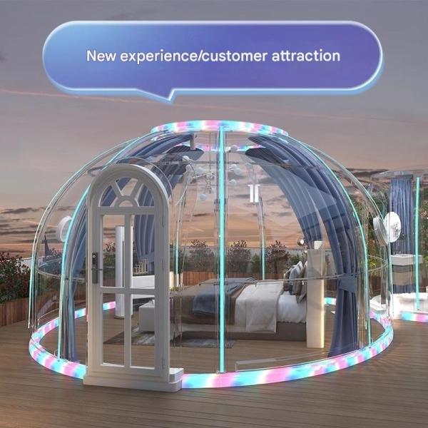 Quality Transparent Bubble Room PC Hotel Sun Room Coffee Transparent for Romantic for sale