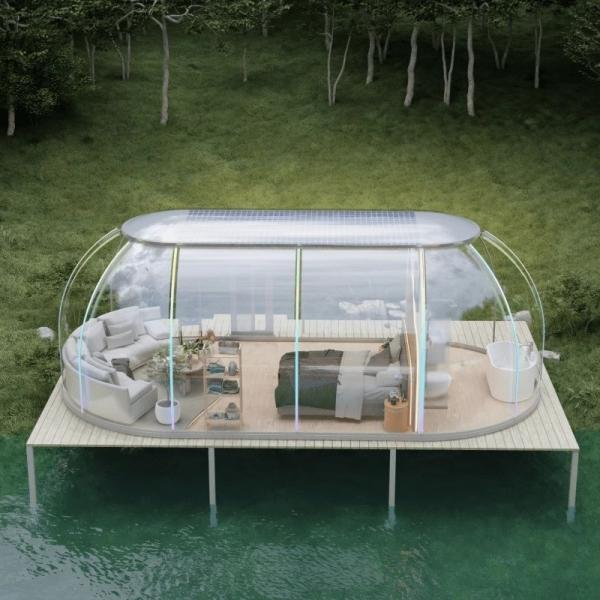 Quality Hotel PC Star Room Bubble Room Transparent Glass Sun Room Outdoor Scenic Area for sale