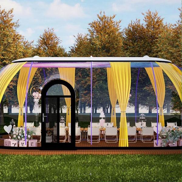 Quality Hotel PC Star Room Bubble Room Transparent Glass Sun Room Outdoor Scenic Area for sale