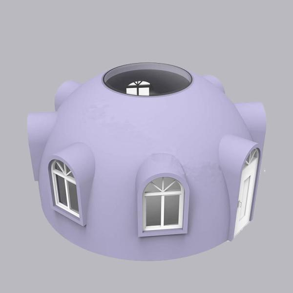 Quality Modern Design Villa Mobile Sun Room Seaside Glass Steel Integrated Housing for sale