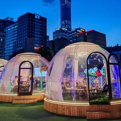 中国 屋外日焼け室 シーニックPCスタールーム 屋外キャンプテント 透明な泡室 販売のため