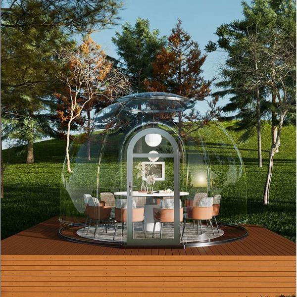 Quality Homestay 1+1 Combination Tent Outdoor Star Room Outdoor Camping Bubble House for sale