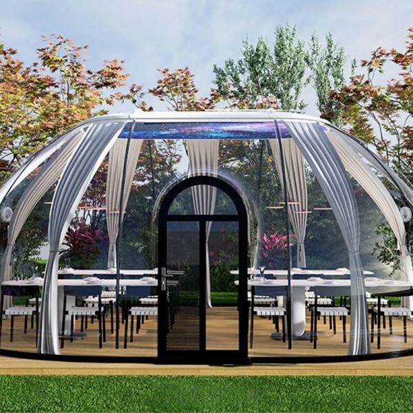 Quality Pc Star Room Hotel Restaurant Transparent Bubble Room Outdoor Sun Room for sale