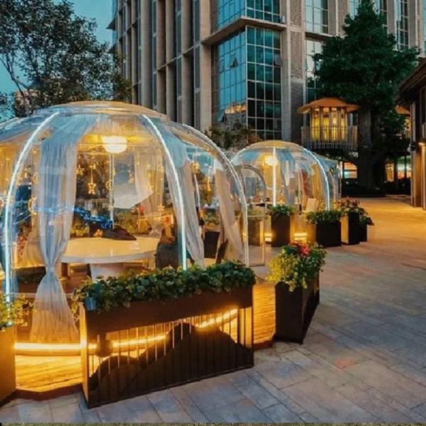 Quality Pc Star Room Hotel Restaurant Transparent Bubble Room Outdoor Sun Room for sale
