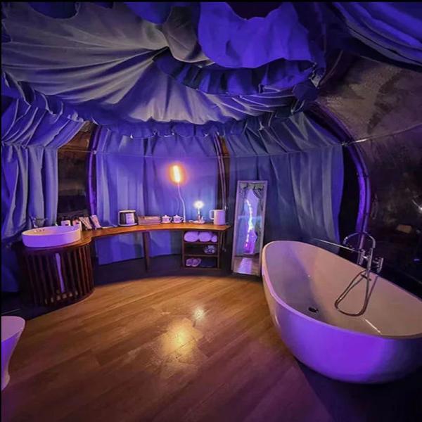 Quality Pc Star Room Hotel Restaurant Transparent Bubble Room Outdoor Sun Room for sale