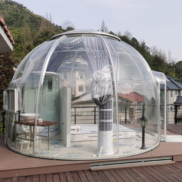 Quality Pc Starry Sky Transparent House Hotel Restaurant Transparent Bubble Housevilla Family Outdoor Sun Room for sale