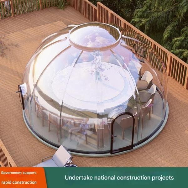 Quality Pc Starry Sky Transparent House Hotel Restaurant Transparent Bubble Housevilla for sale