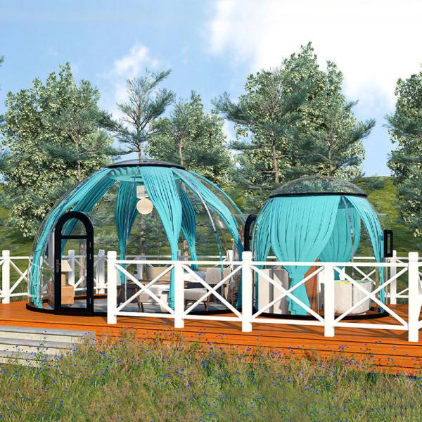 Quality Park rest tent transparent waterproof night stargazing PC material bubble room for sale