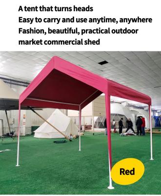 中国 テントキャンプ ナイトマーケット スタンド 移動式駐車場 市場庭 露天キャンプ 角テント 販売のため
