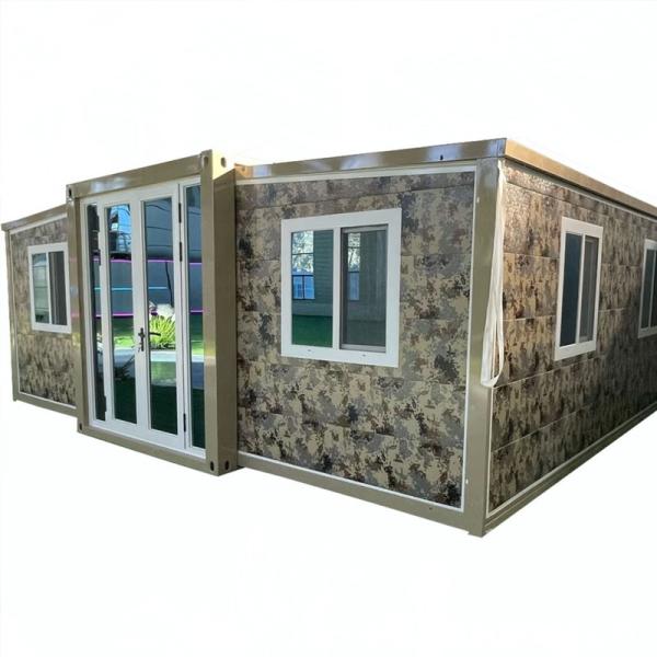 Quality Double wing foldable container house Three-in-one mobile expandable house for sale