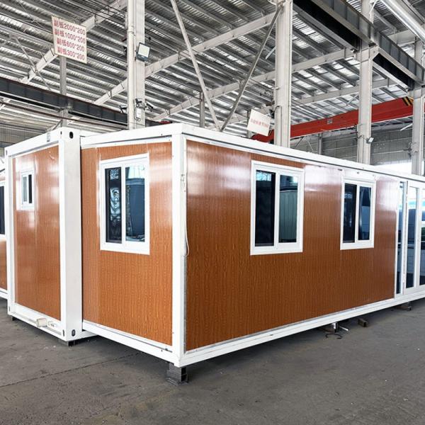Quality Double wing foldable container house Three-in-one mobile expandable house for sale