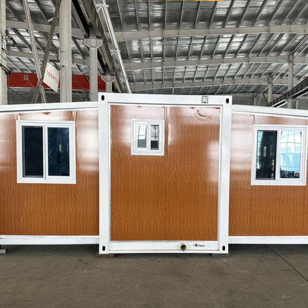 Quality Double wing foldable container house Three-in-one mobile expandable house for sale